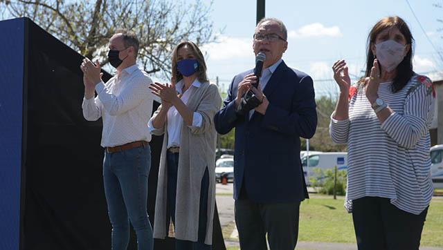 Galmarini y descalzo inauguraron nuevas obras de agua potable en ituzaingó